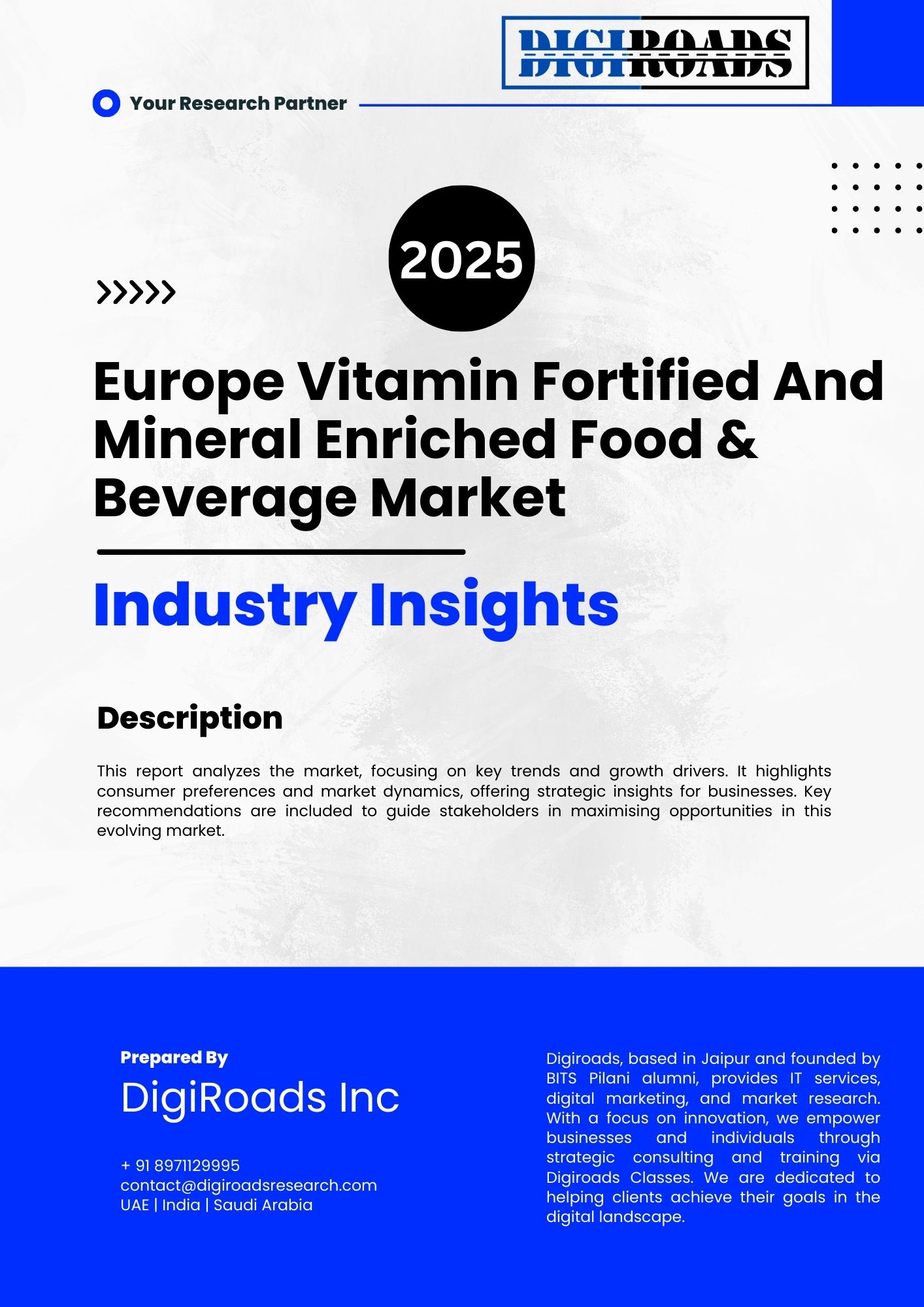 Europe Vitamin Fortified And Mineral Enriched Food & Beverage Market ...