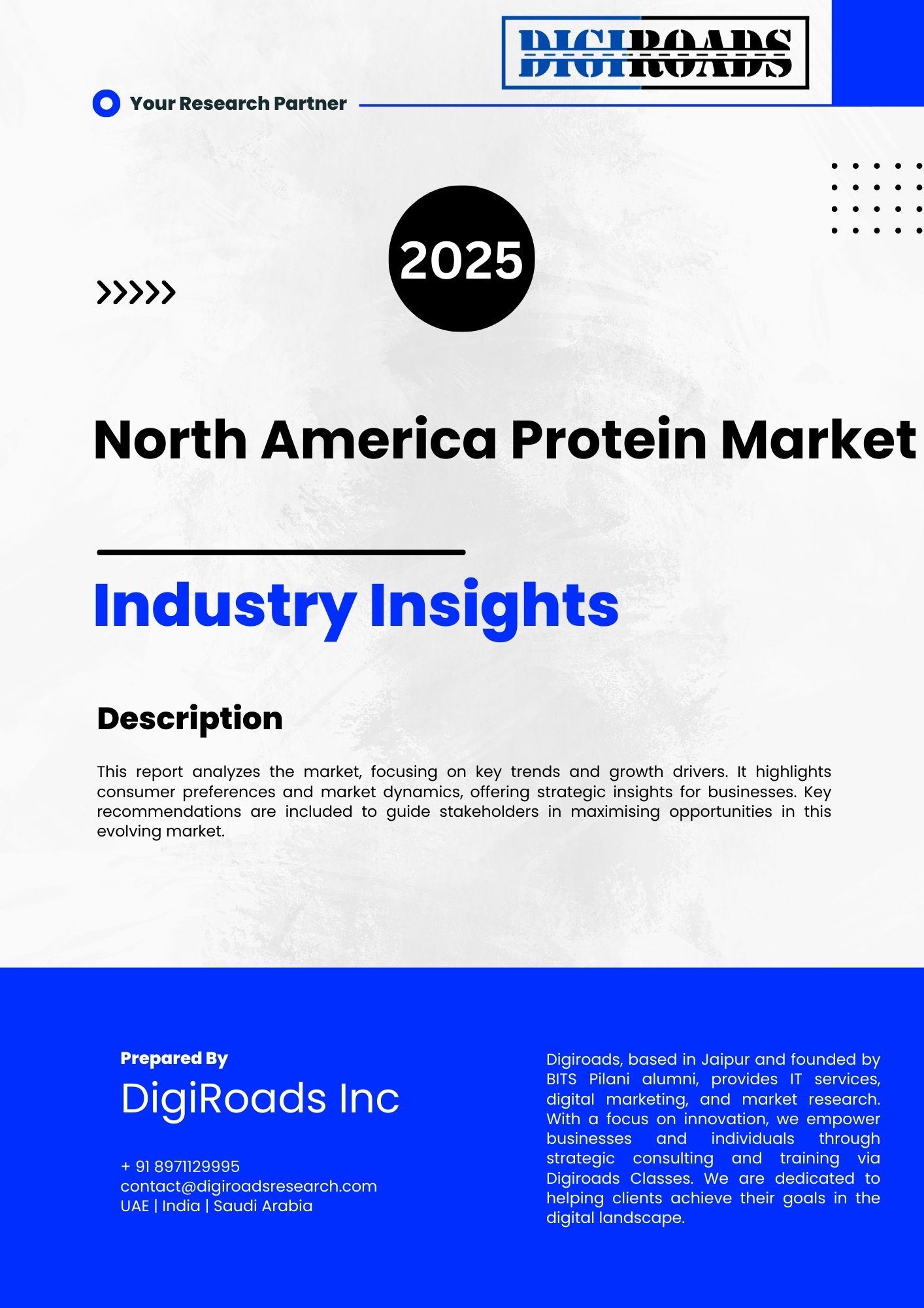 North America Protein Market - DigiRoads Research